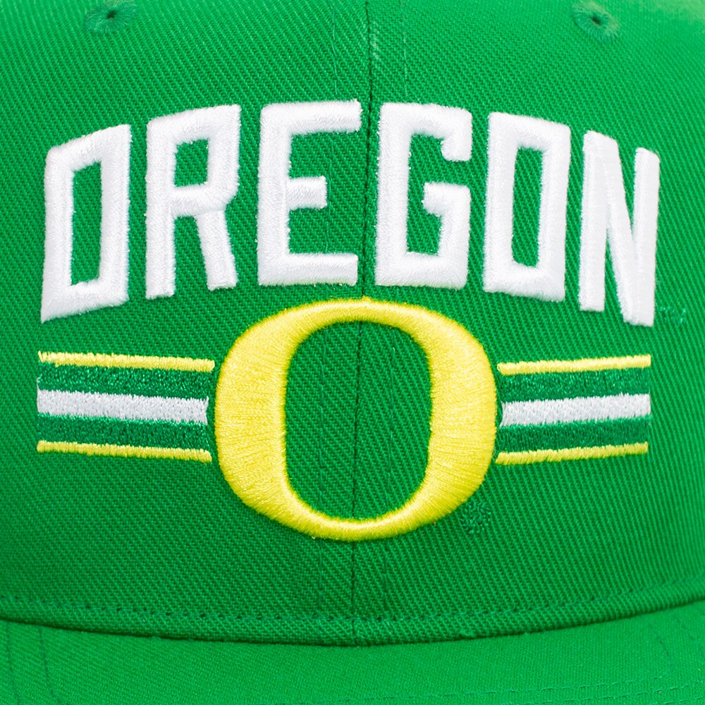 Apple Nike Dri-FIT Structured Pro Snapback 25 Arched Oregon & Stripe & Yellow O Adjustable Hat